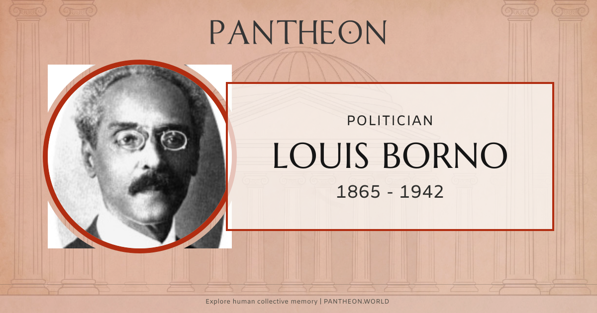 Louis Borno Biography | Pantheon
