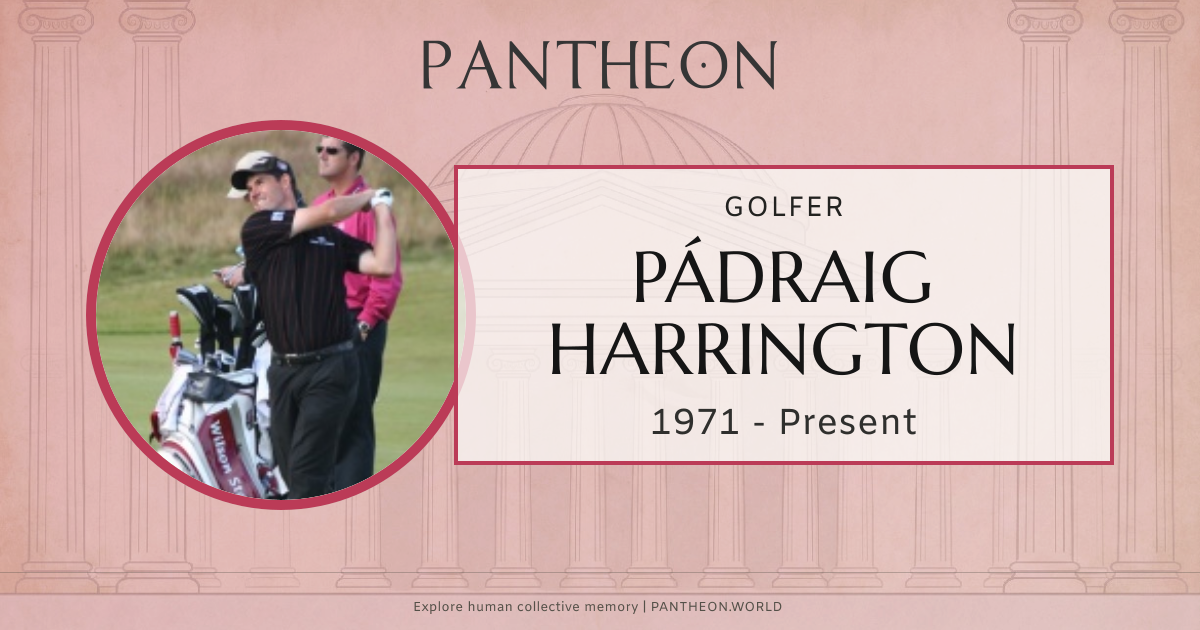 Pádraig Harrington Biography | Pantheon