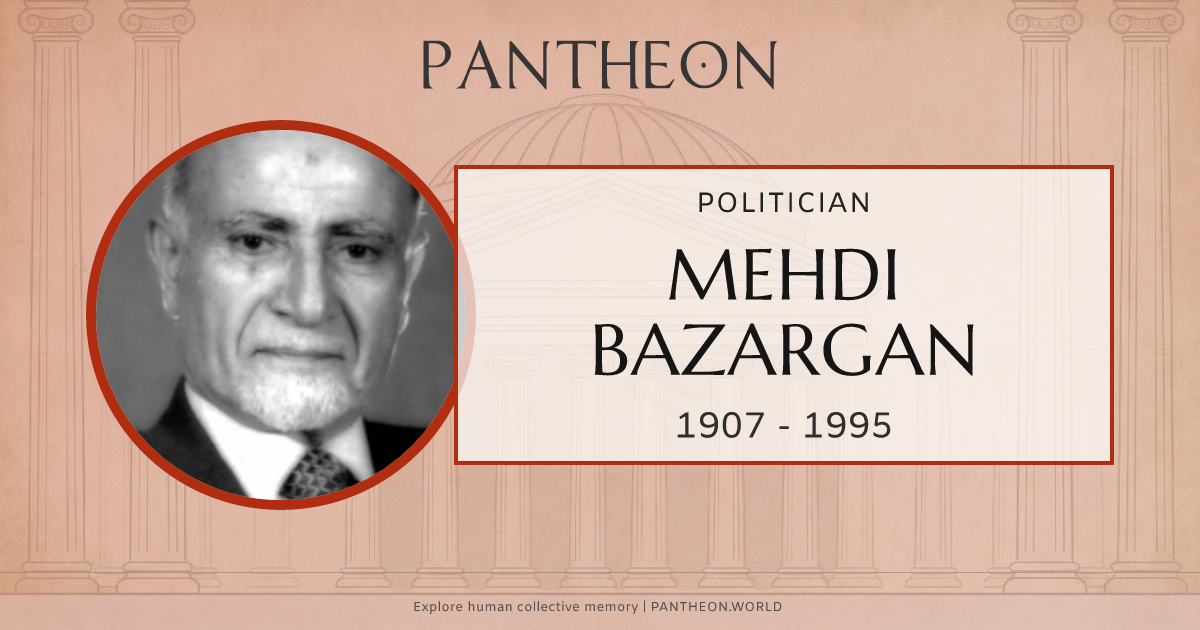 Mehdi Bazargan Biography | Pantheon