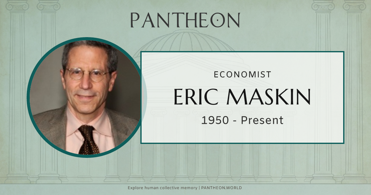 Eric Maskin Biography | Pantheon