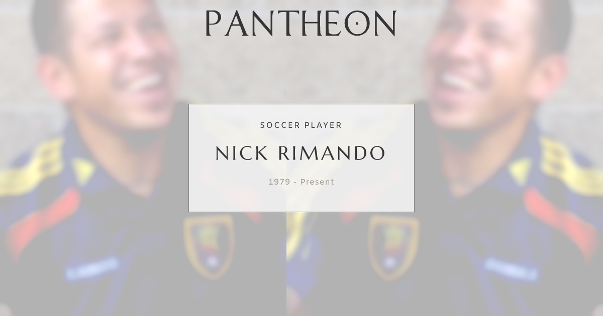Nick Rimando Biography | Pantheon