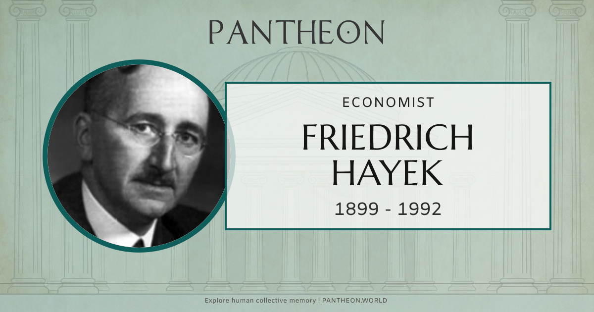 Friedrich Hayek Biography | Pantheon