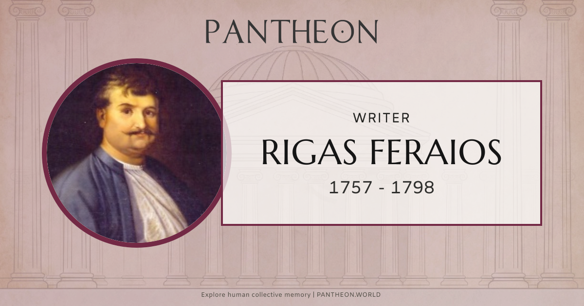 Rigas Feraios Biography | Pantheon