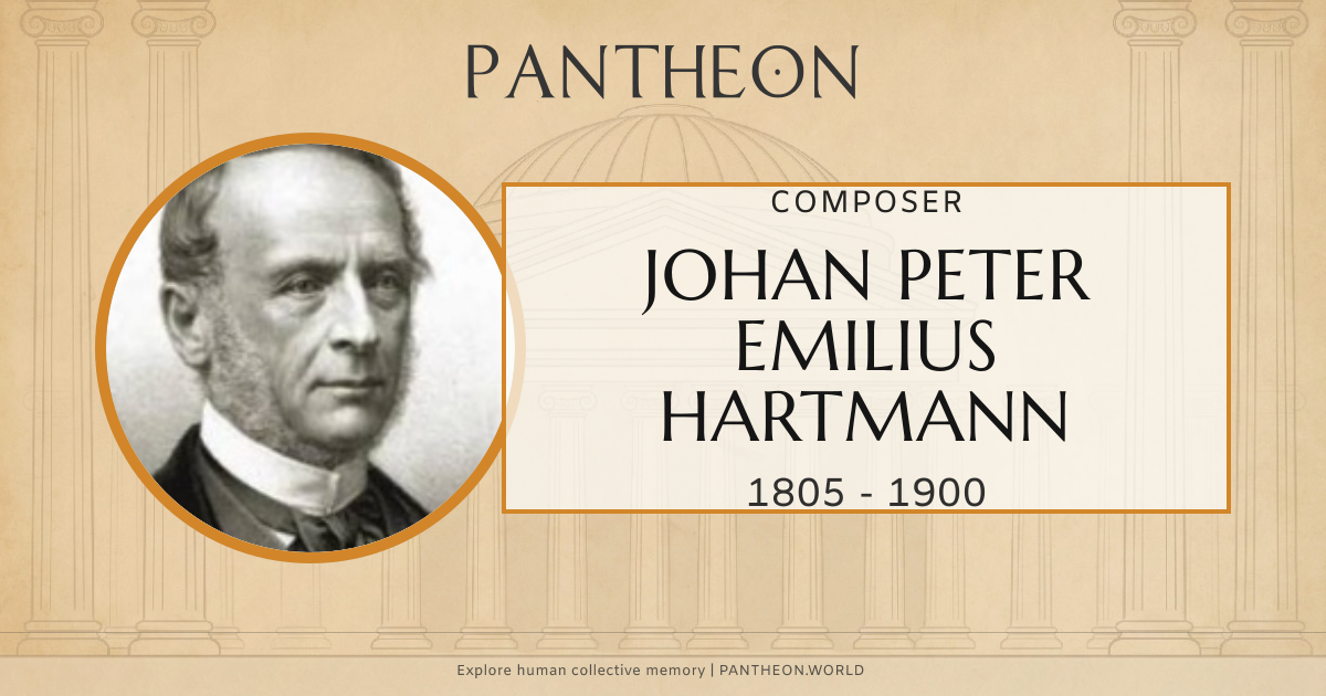 Johan Peter Emilius Hartmann Biography | Pantheon