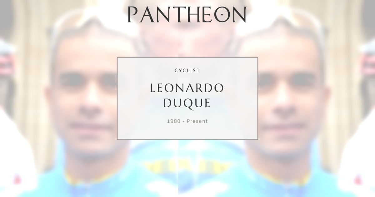 Leonardo Duque Biography | Pantheon