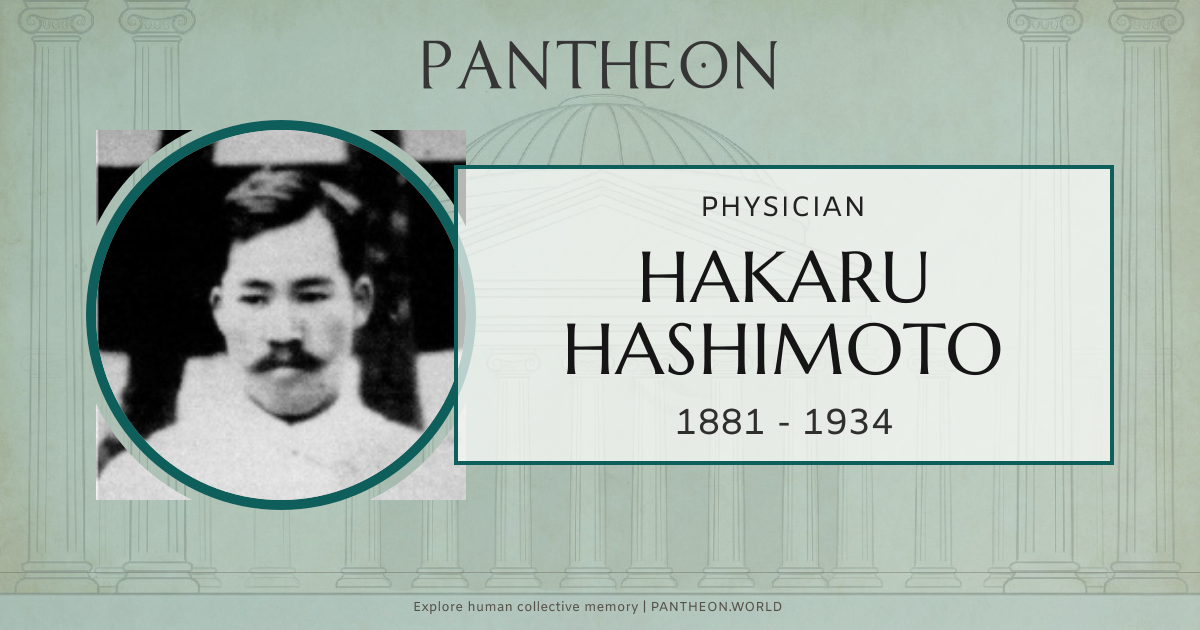 Hakaru Hashimoto Biography | Pantheon
