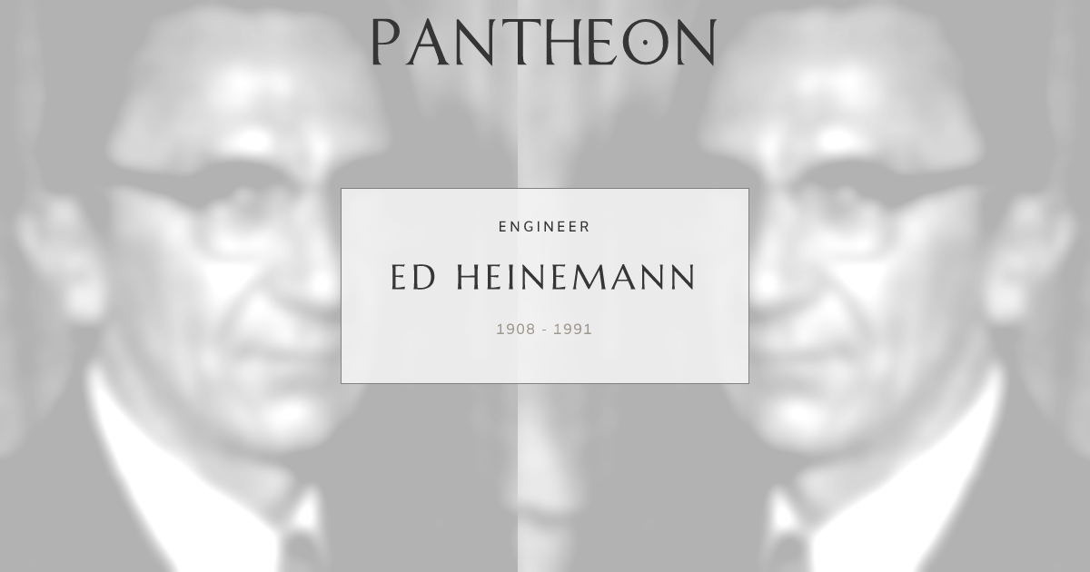 Ed Heinemann Biography | Pantheon