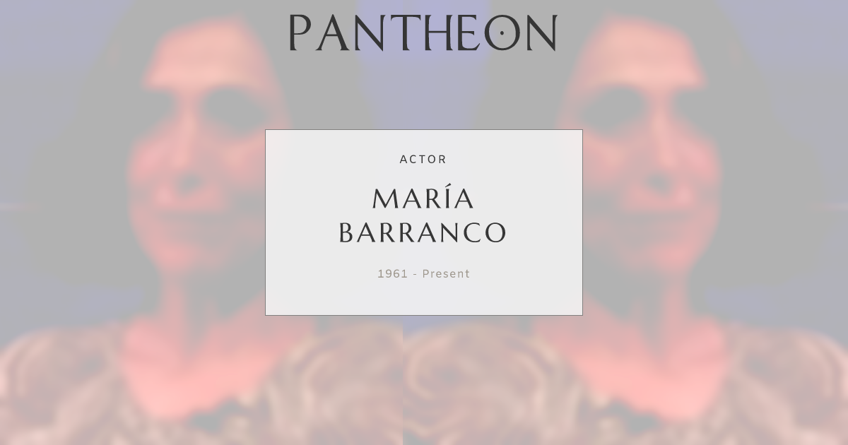 María Barranco Biography | Pantheon