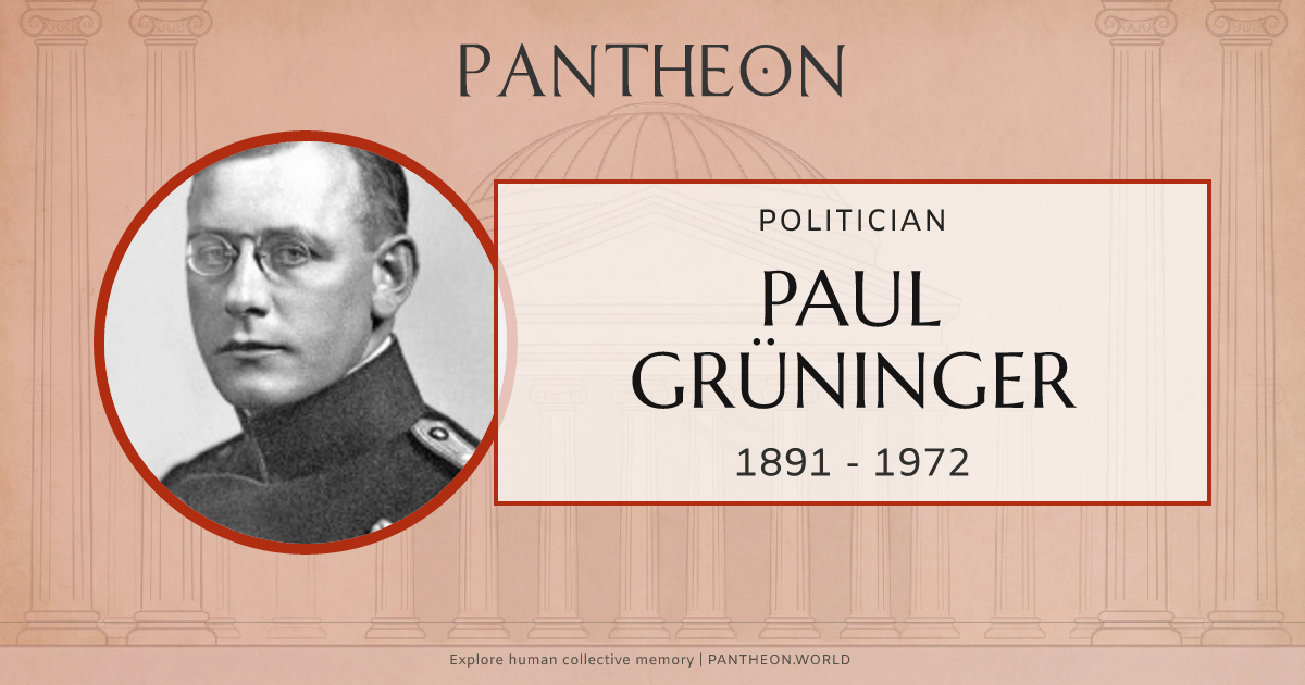 Paul Grüninger Biography | Pantheon