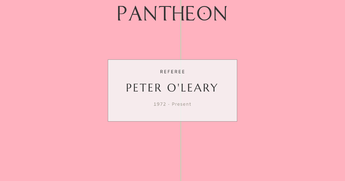 Peter O'Leary Biography | Pantheon