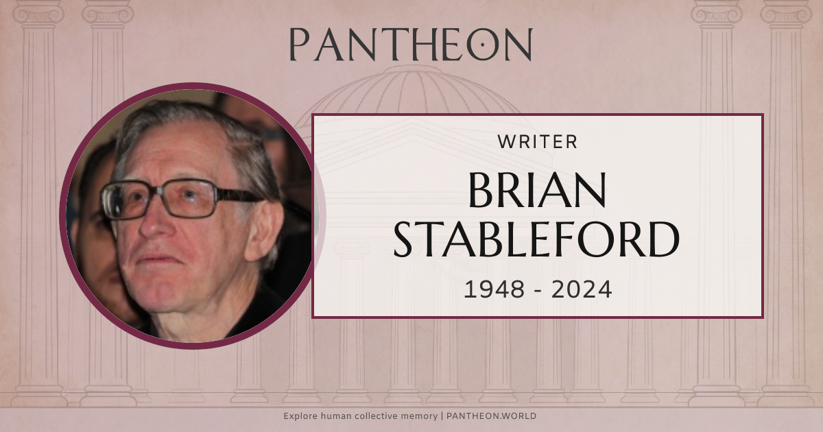 Brian Stableford Biography | Pantheon