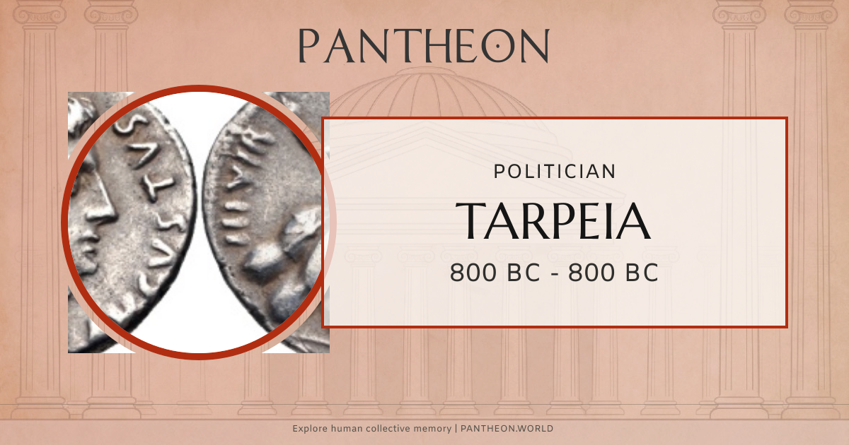 Tarpeia Biography | Pantheon