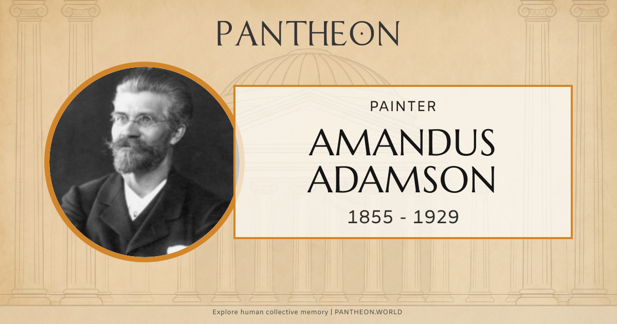 Amandus Adamson Biography | Pantheon