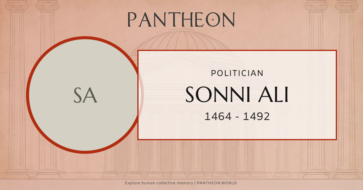 Sonni Ali Biography | Pantheon