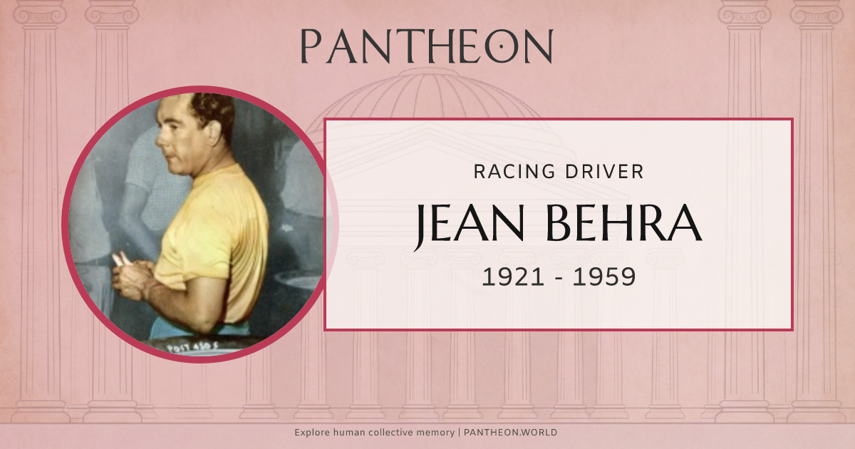 Jean Behra Biography | Pantheon
