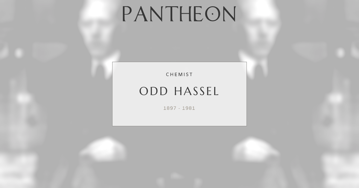 Odd Hassel Biography | Pantheon