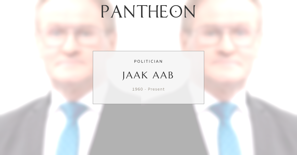 Jaak Aab Biography | Pantheon