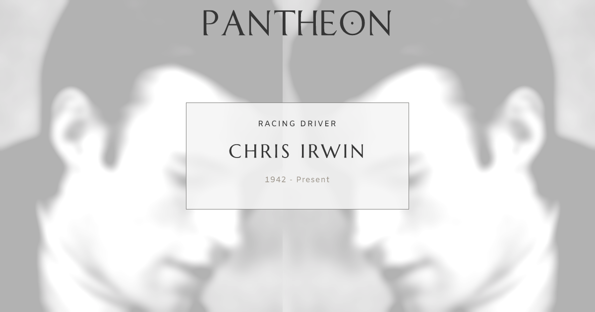 Chris Irwin Biography | Pantheon