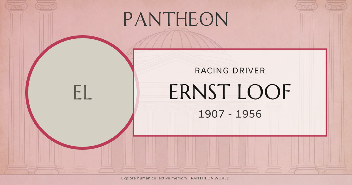 Ernst Loof Biography | Pantheon