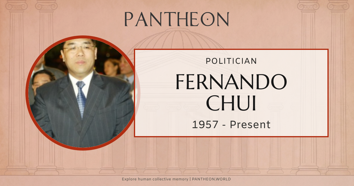 Fernando Chui Biography | Pantheon