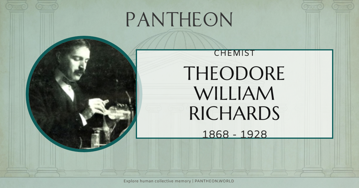 Theodore William Richards Biography | Pantheon