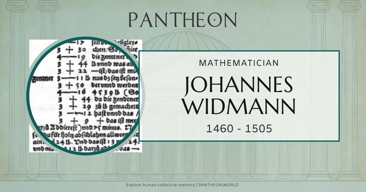 Johannes Widmann Biography | Pantheon