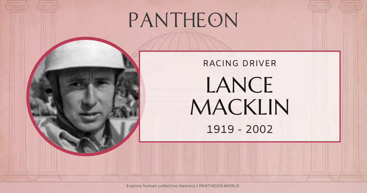 Lance Macklin Biography | Pantheon