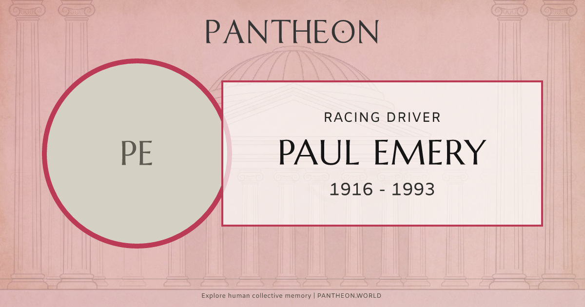 Paul Emery Biography | Pantheon