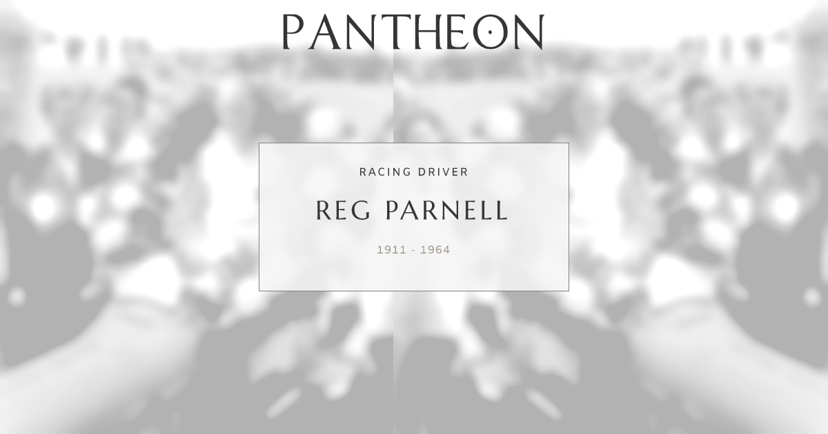 Reg Parnell Biography | Pantheon