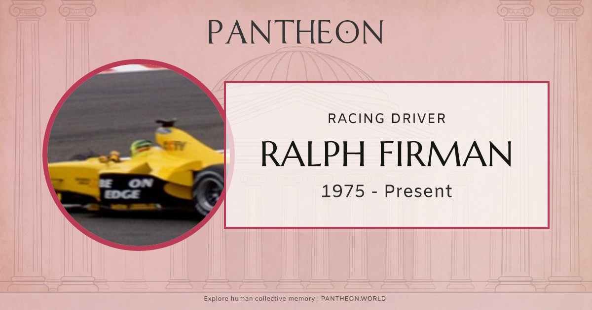 Ralph Firman Biography | Pantheon