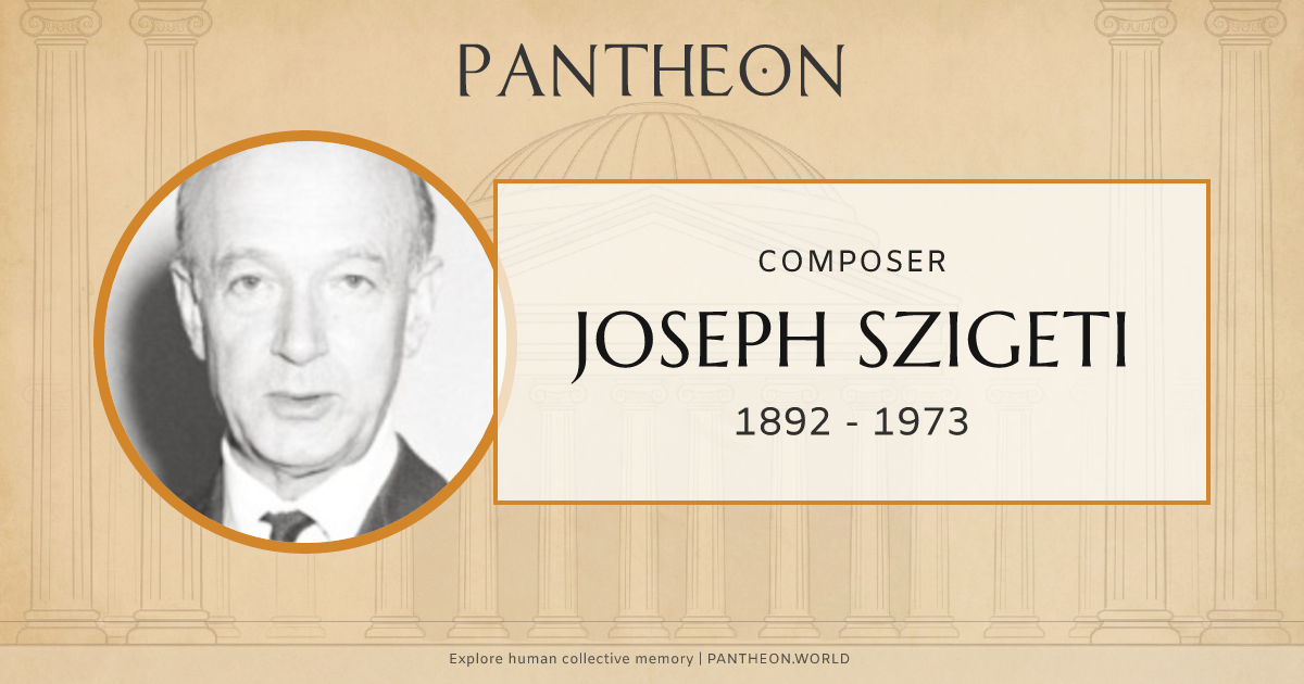 Joseph Szigeti Biography | Pantheon
