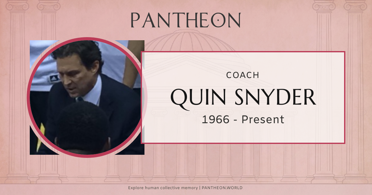 Quin Snyder Biography | Pantheon