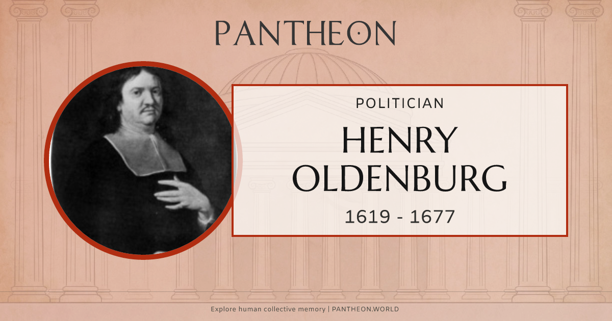 Henry Oldenburg Biography | Pantheon