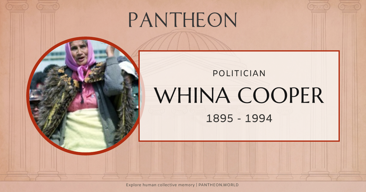 Whina Cooper Biography | Pantheon
