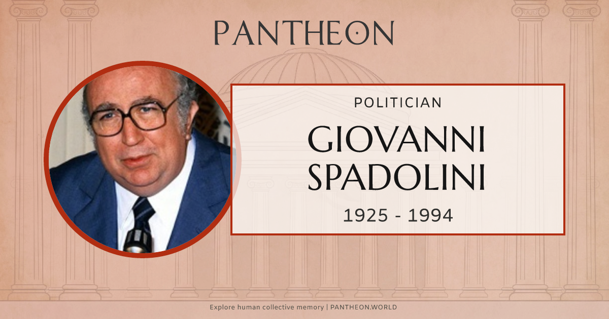 Giovanni Spadolini Biography | Pantheon