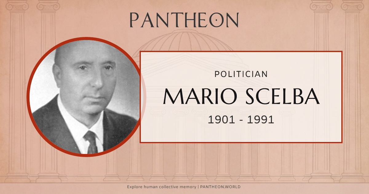 Mario Scelba Biography | Pantheon