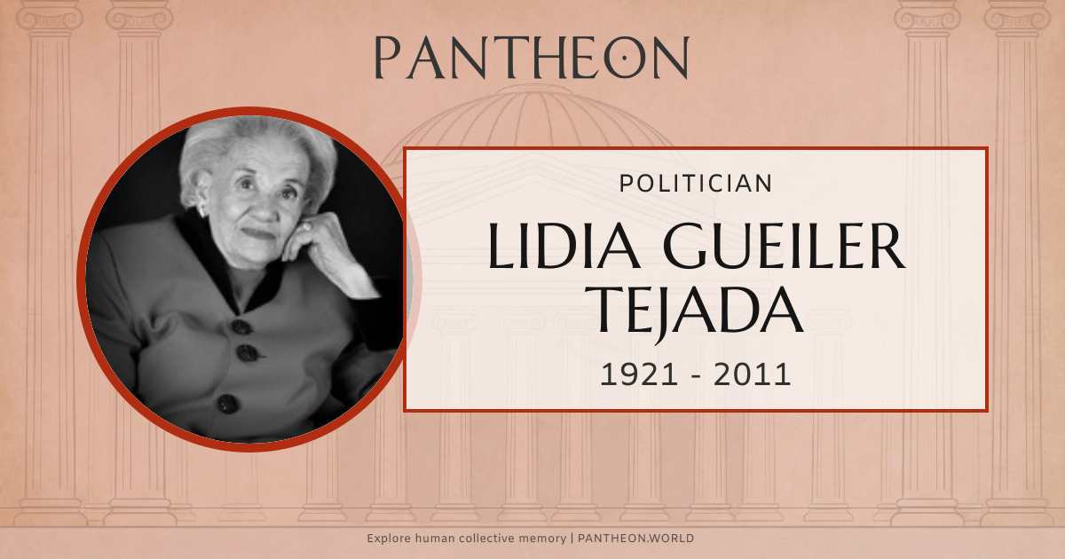 Lidia Gueiler Tejada Biography | Pantheon