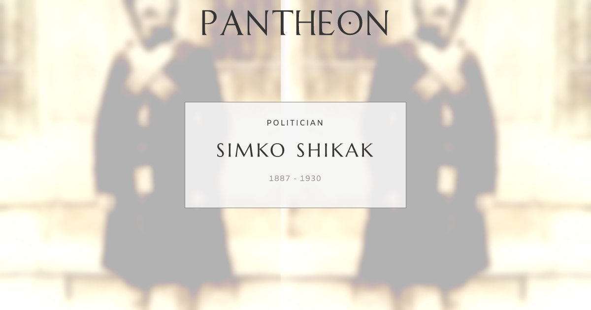 Simko Shikak Biography | Pantheon