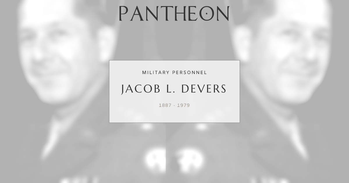 Jacob L. Devers Biography | Pantheon
