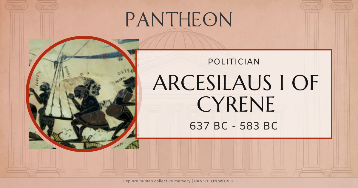 Arcesilaus I of Cyrene Biography | Pantheon