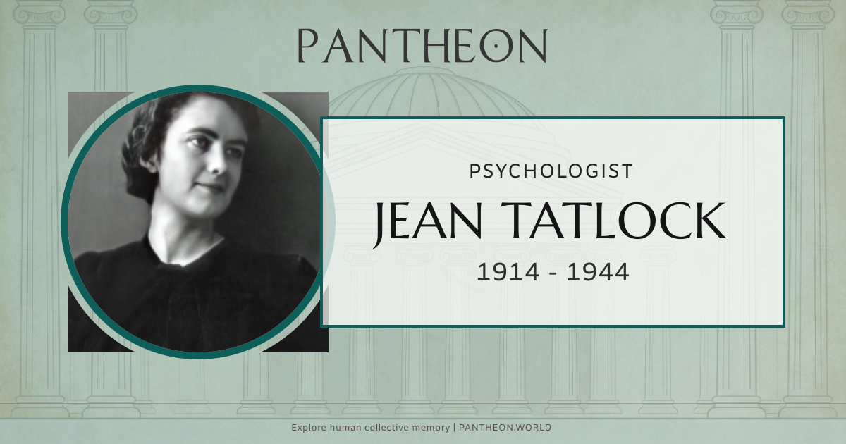 Jean Tatlock Biography | Pantheon