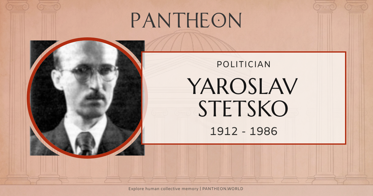 Yaroslav Stetsko Biography | Pantheon