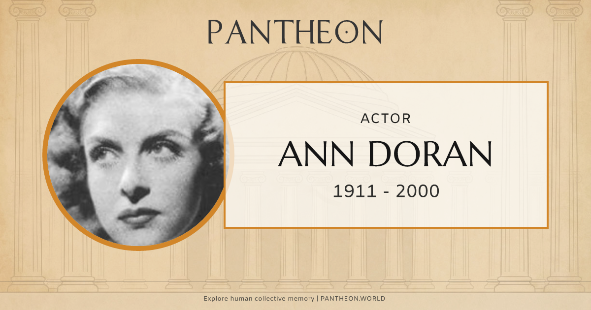 Ann Doran Biography | Pantheon