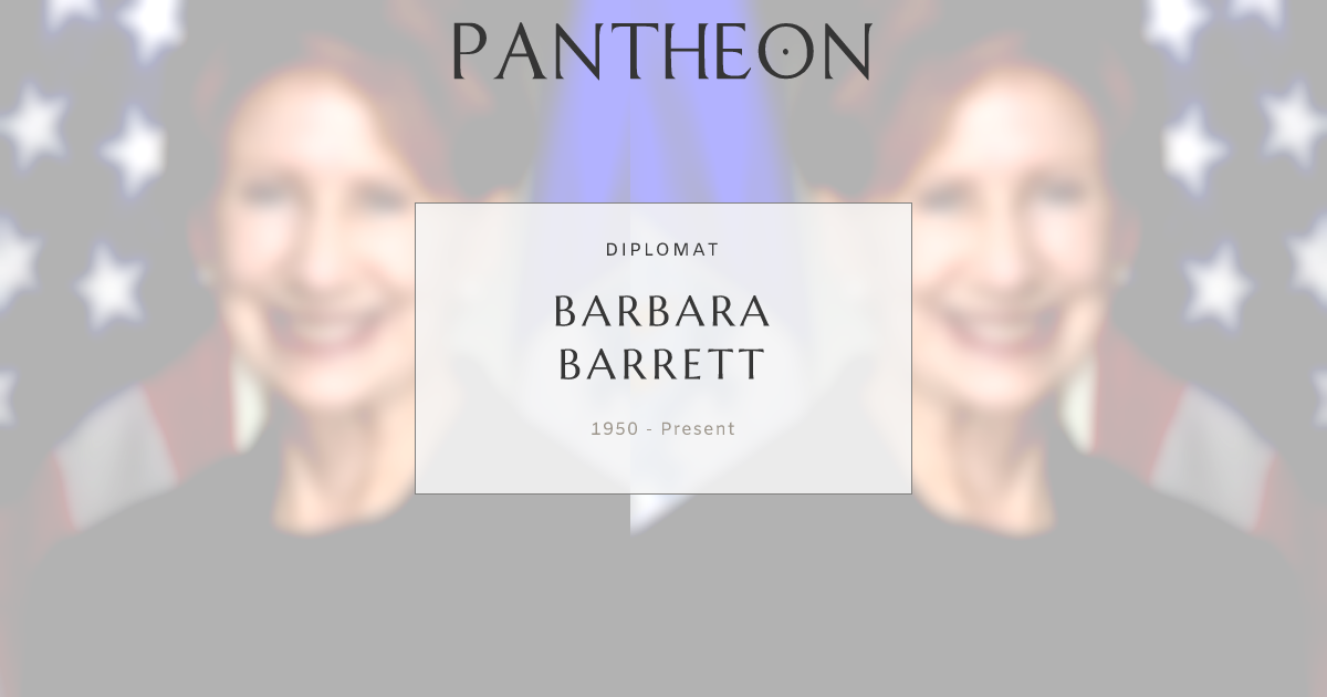 Barbara Barrett Biography | Pantheon