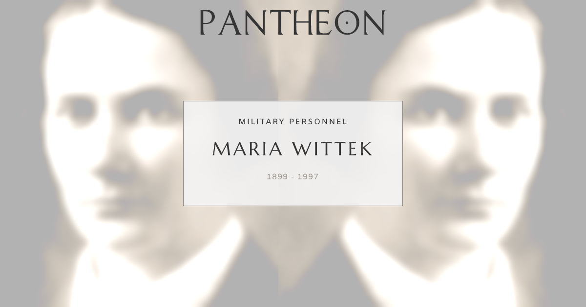 Maria Wittek Biography | Pantheon