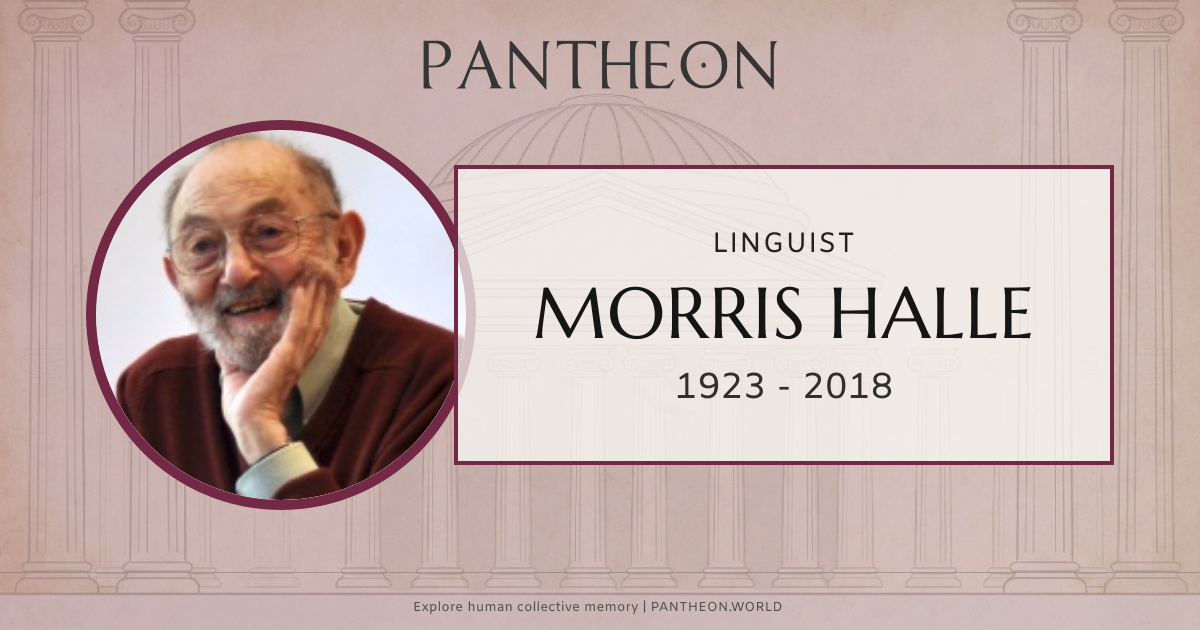 Morris Halle Biography | Pantheon