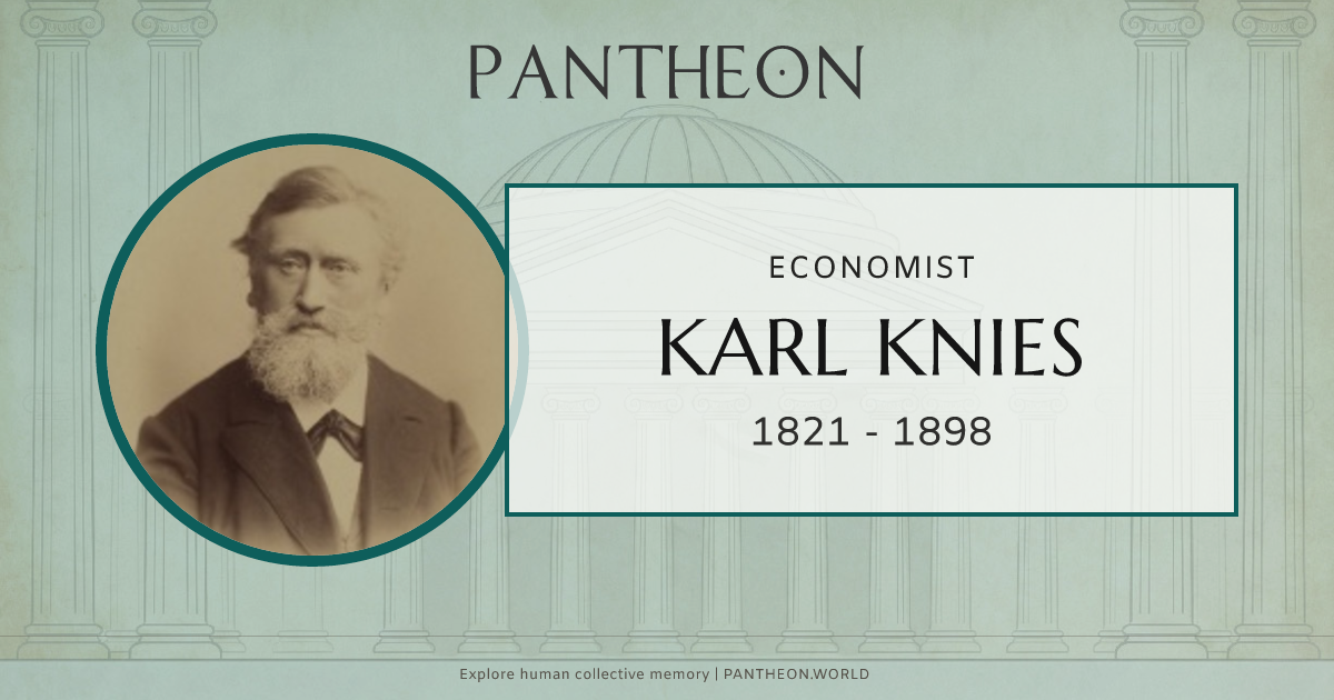 Karl Knies Biography | Pantheon