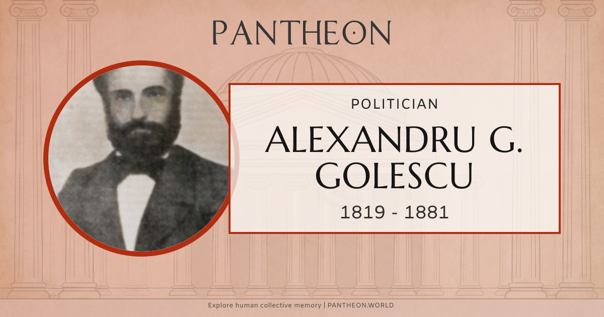 Alexandru G. Golescu Biography | Pantheon
