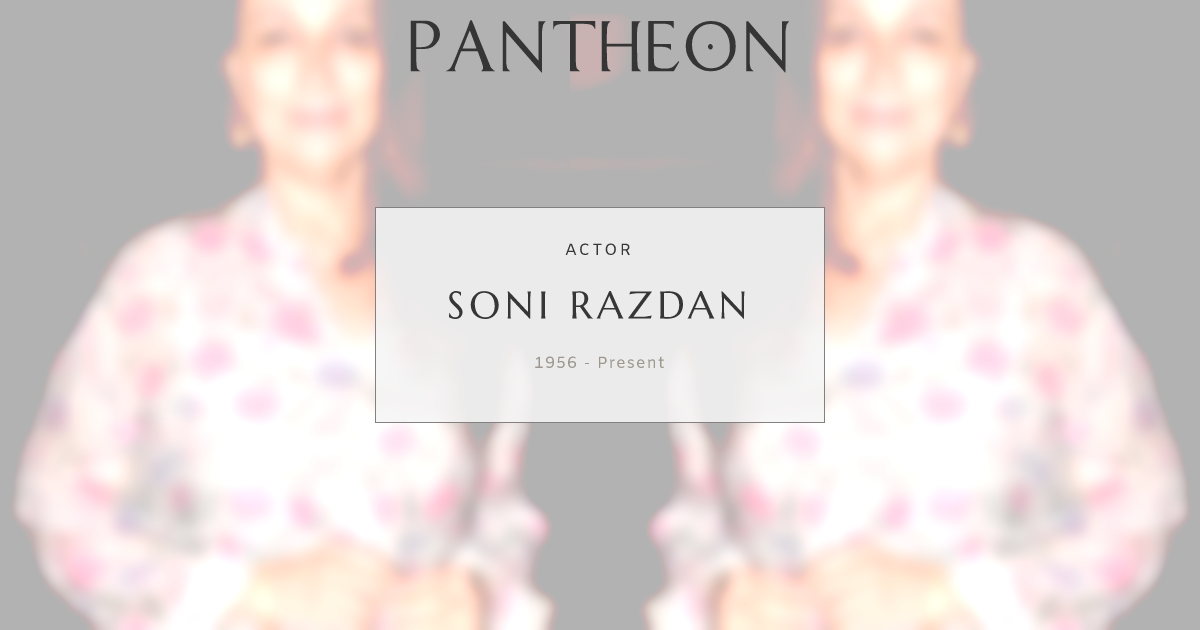 Soni Razdan Biography | Pantheon