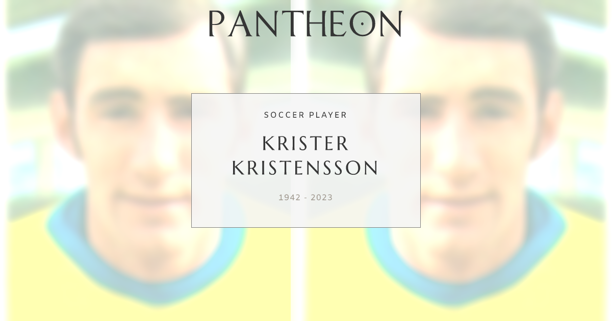Krister Kristensson Biography | Pantheon